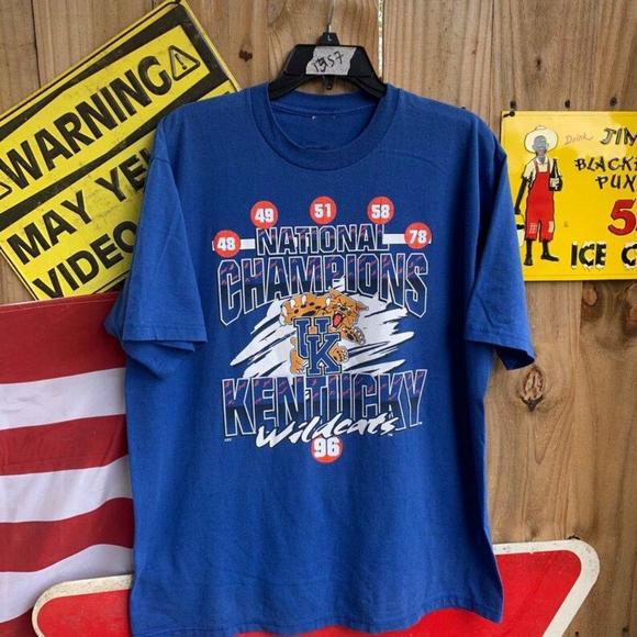 Shirts | 1996 Kentucky University Wildcats National Champions Shirt ...